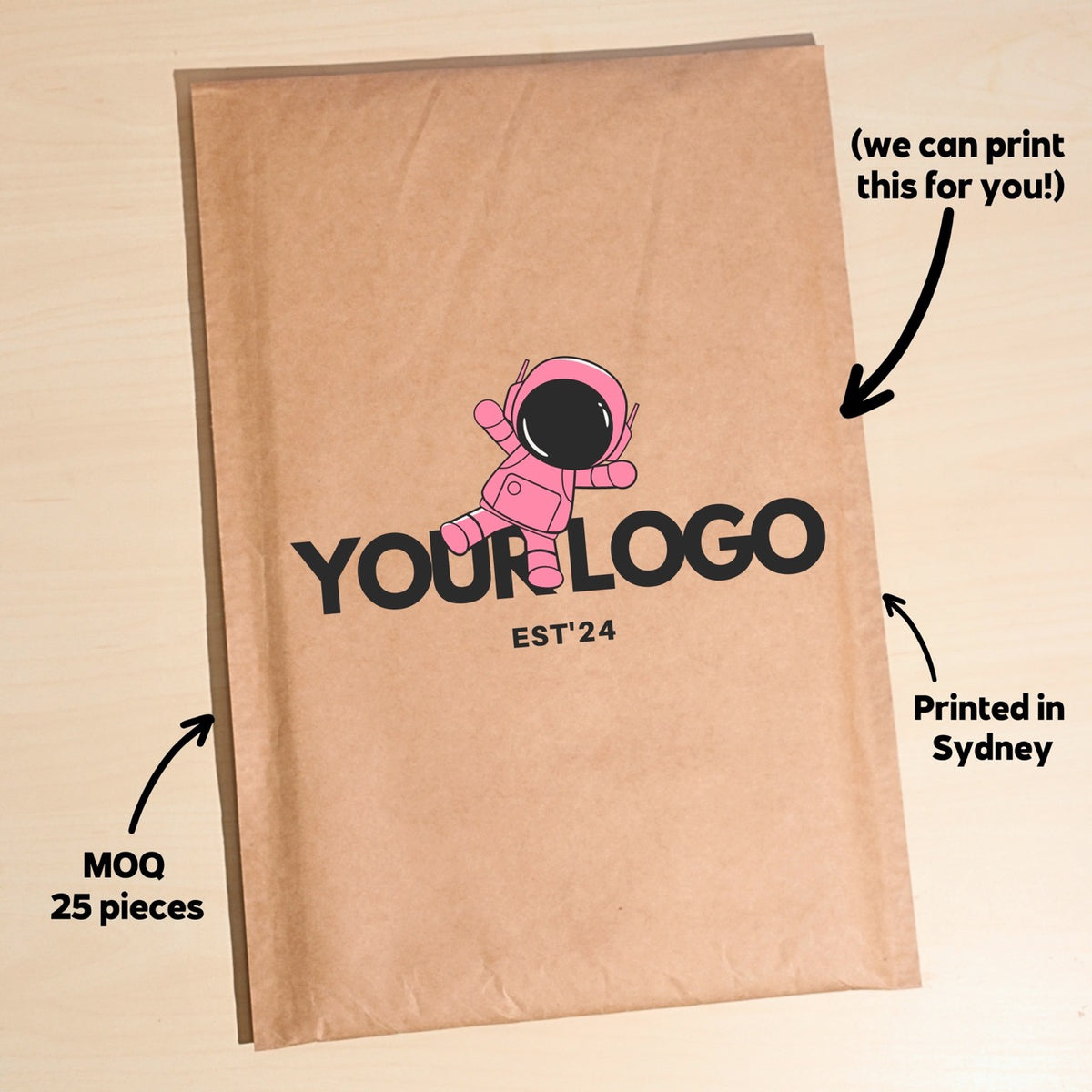 Hero Hex Paper Padded Mailers - Custom or Plain | Sustainable Packaging ...